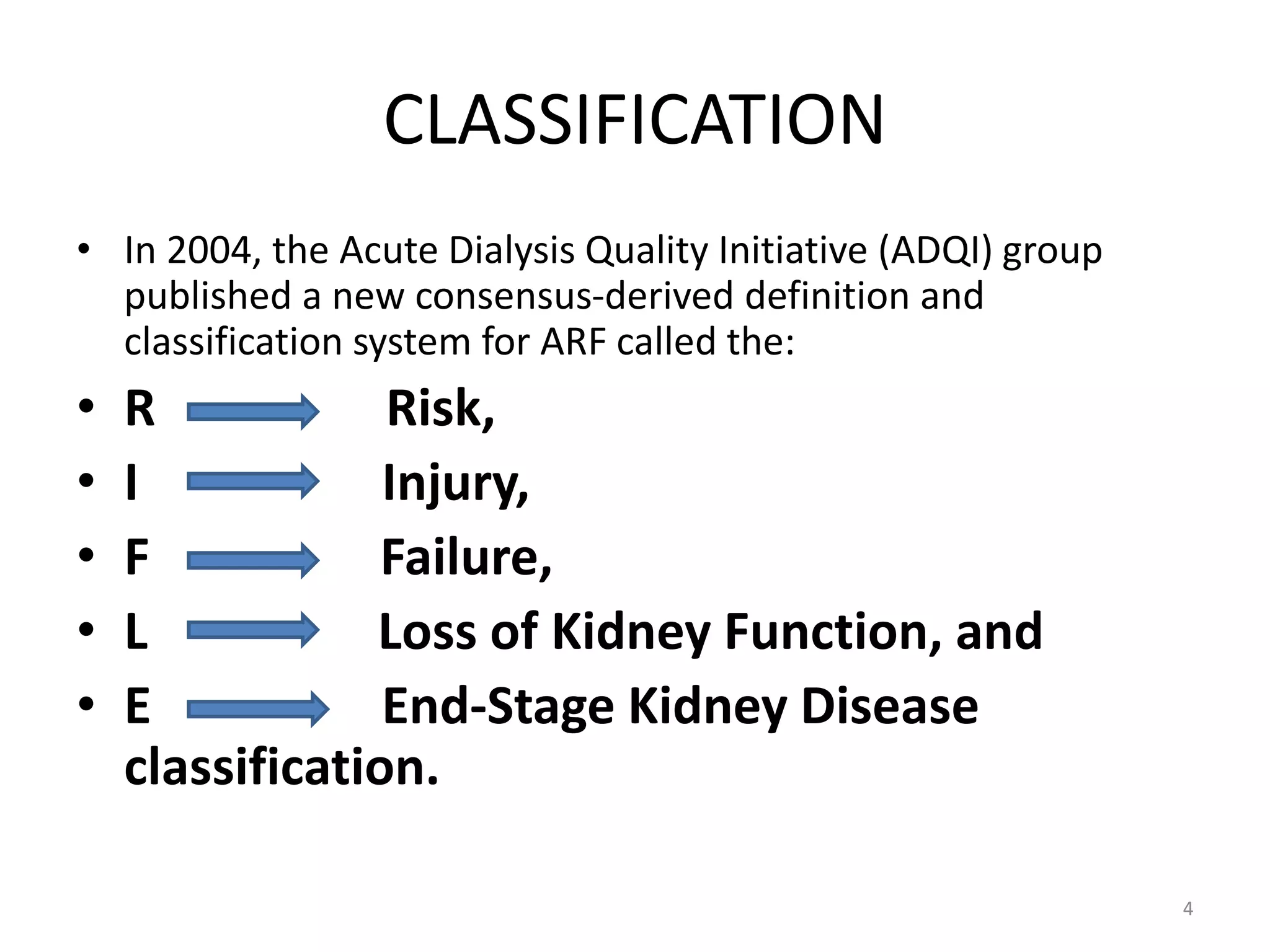 Acute renal disease | PPTX