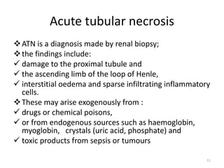 Acute renal disease | PPTX