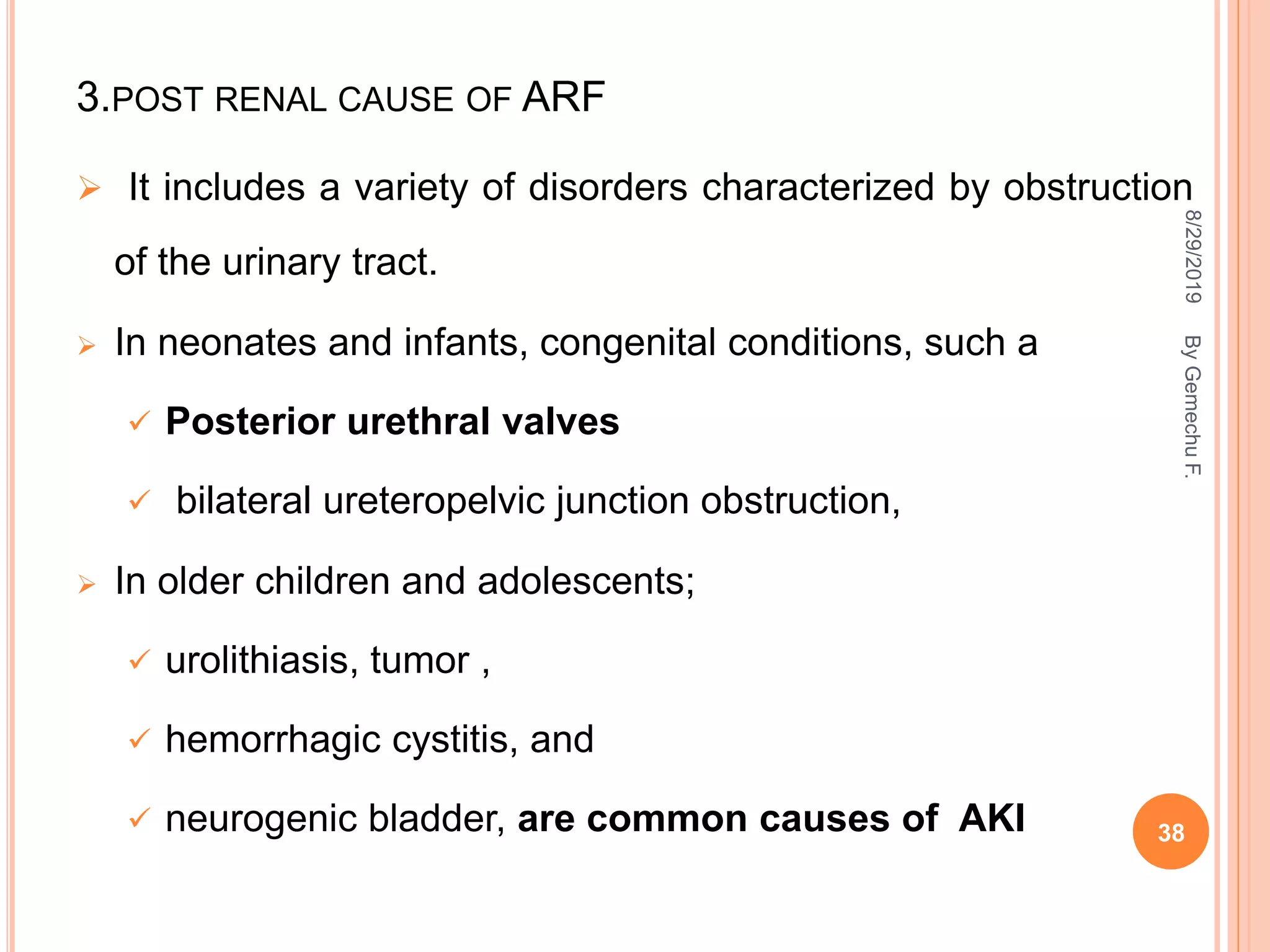 Acute renal failure | PPTX