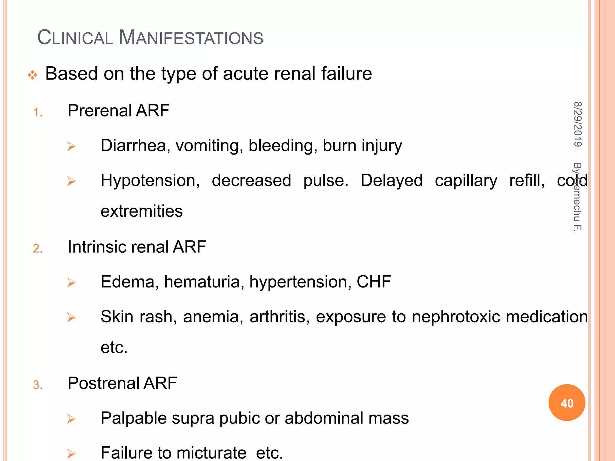 Acute renal failure | PPTX