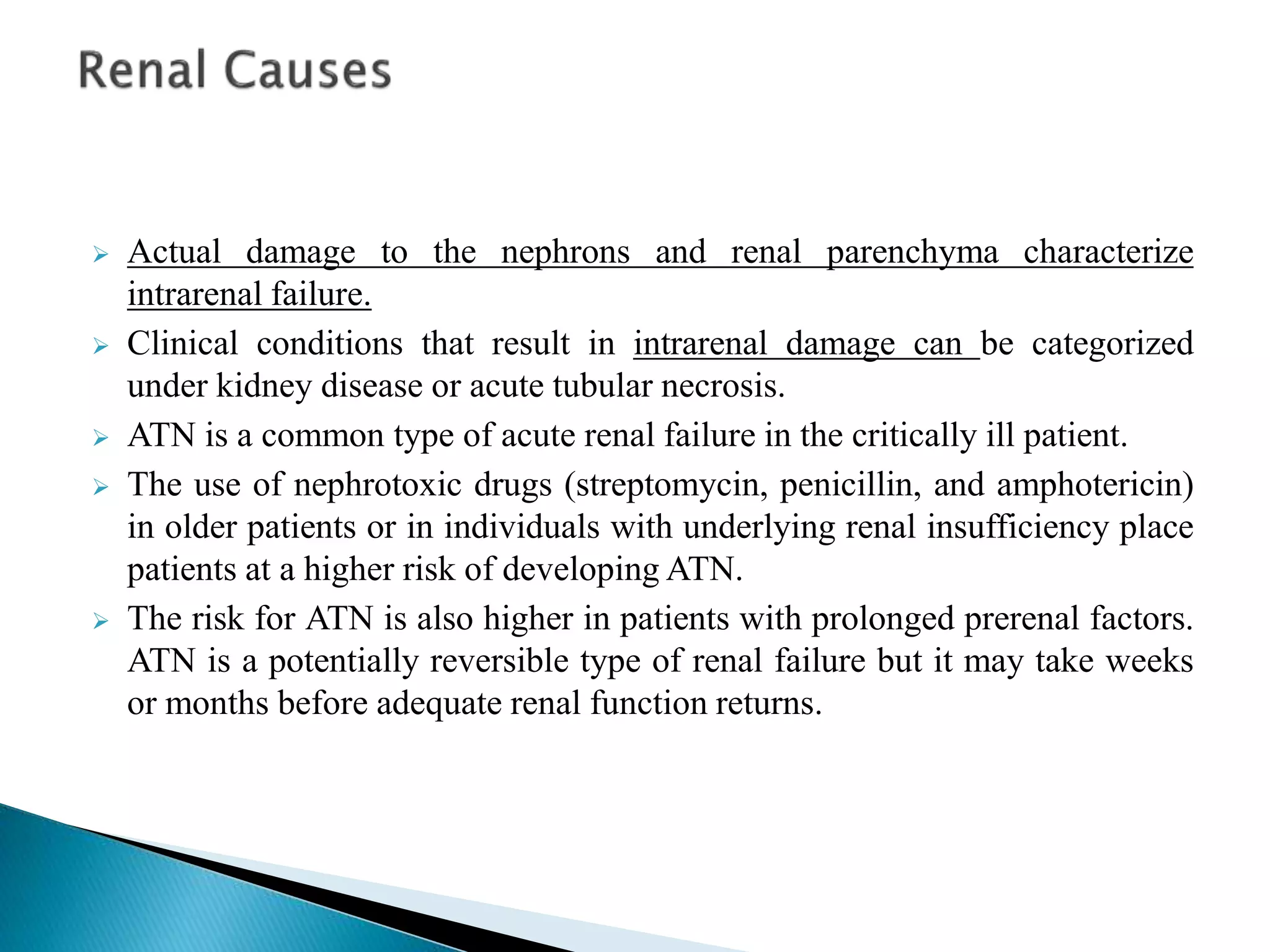 Acute renal failure | PPTX