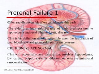 Acute renal failure | PPT