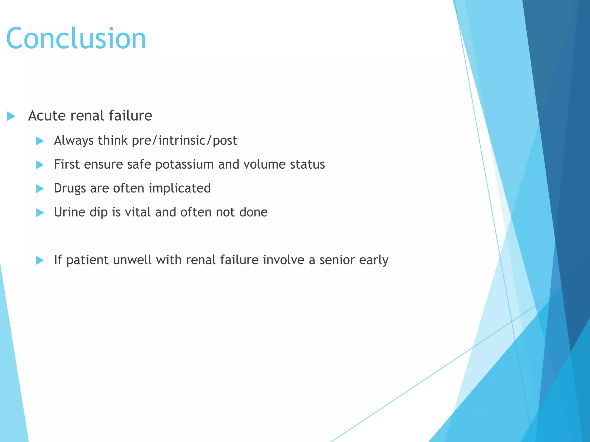 Acute renal failure | PPTX