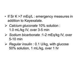 Acute renal failure in children | PPTX