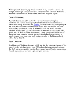 Kidney Failure Renal Failure With Uraemia Or Azotaemia