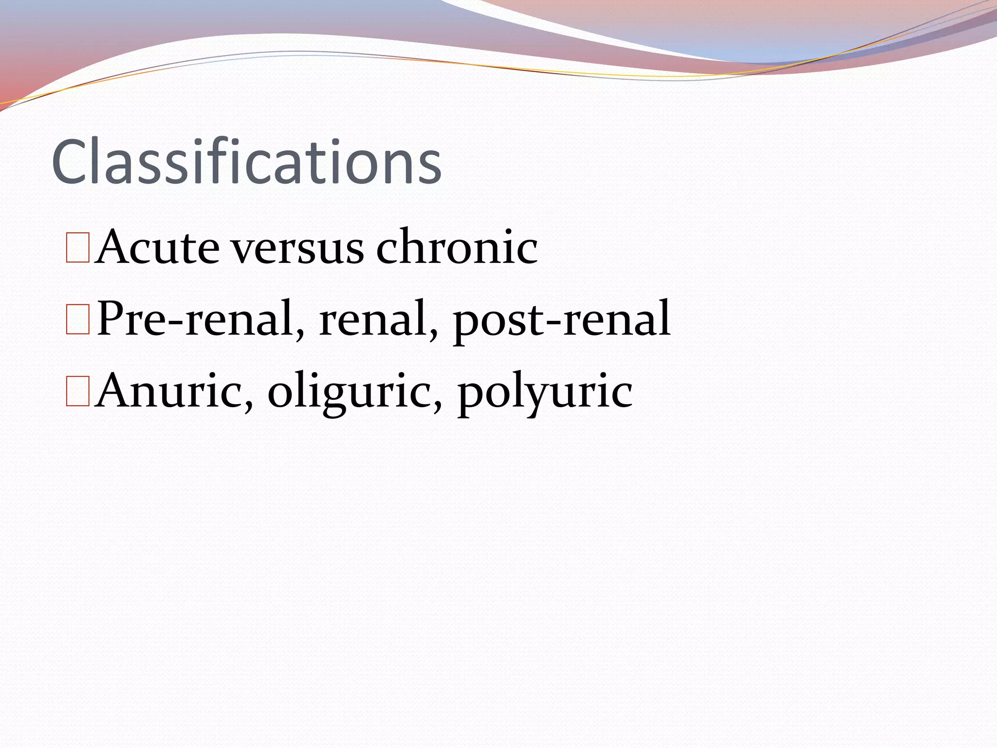 Acute renal failure in children | PPTX