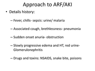 Acute renal failure | PPTX