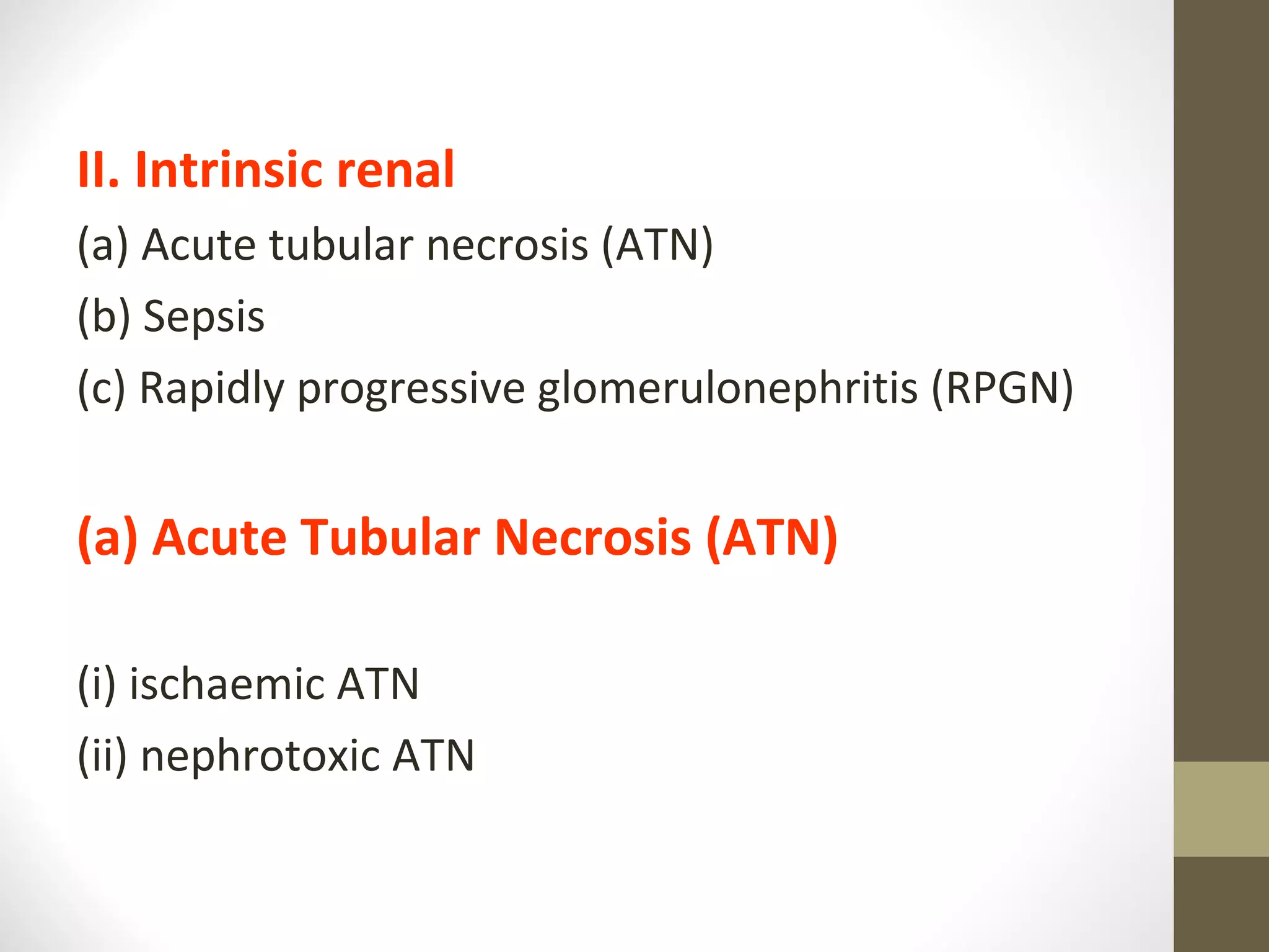 Acute Renal Failure | PPT
