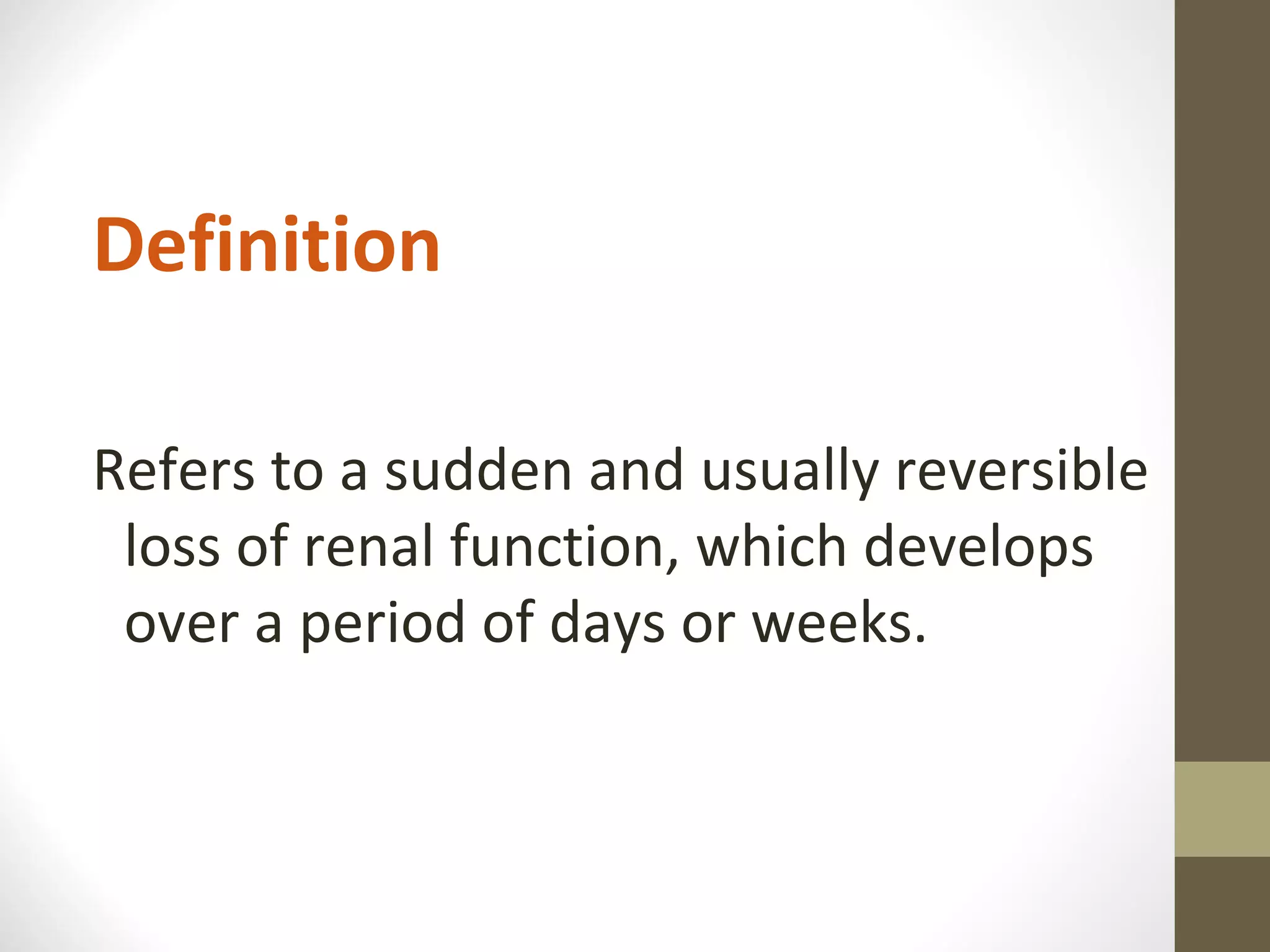 Acute Renal Failure | PPT