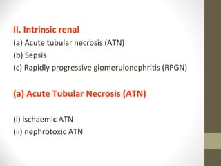 Acute Renal Failure | PPT