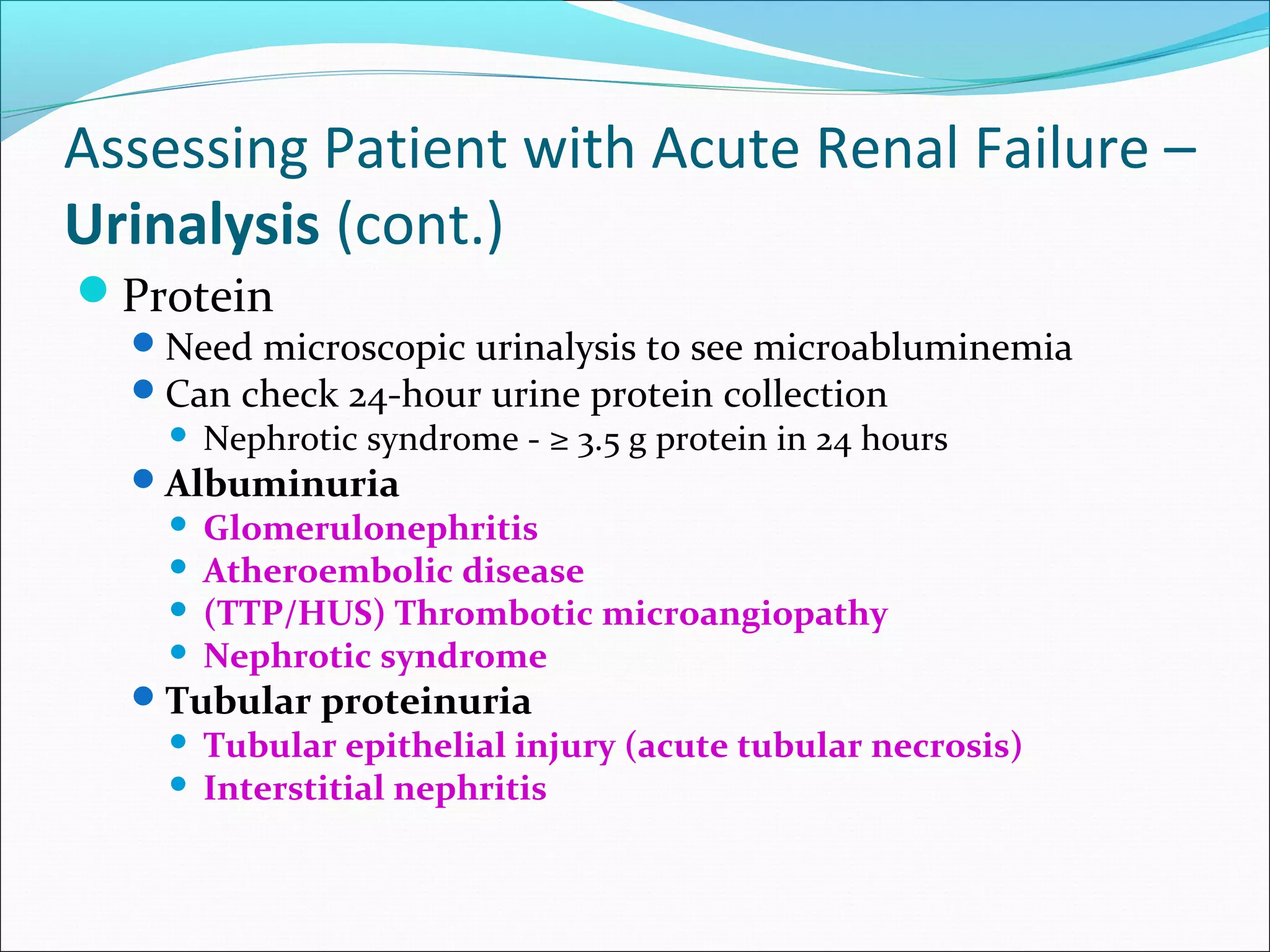 Acute and Chronic Renal Failure - A Review | PPT