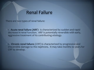 Acute renal failure | PPT