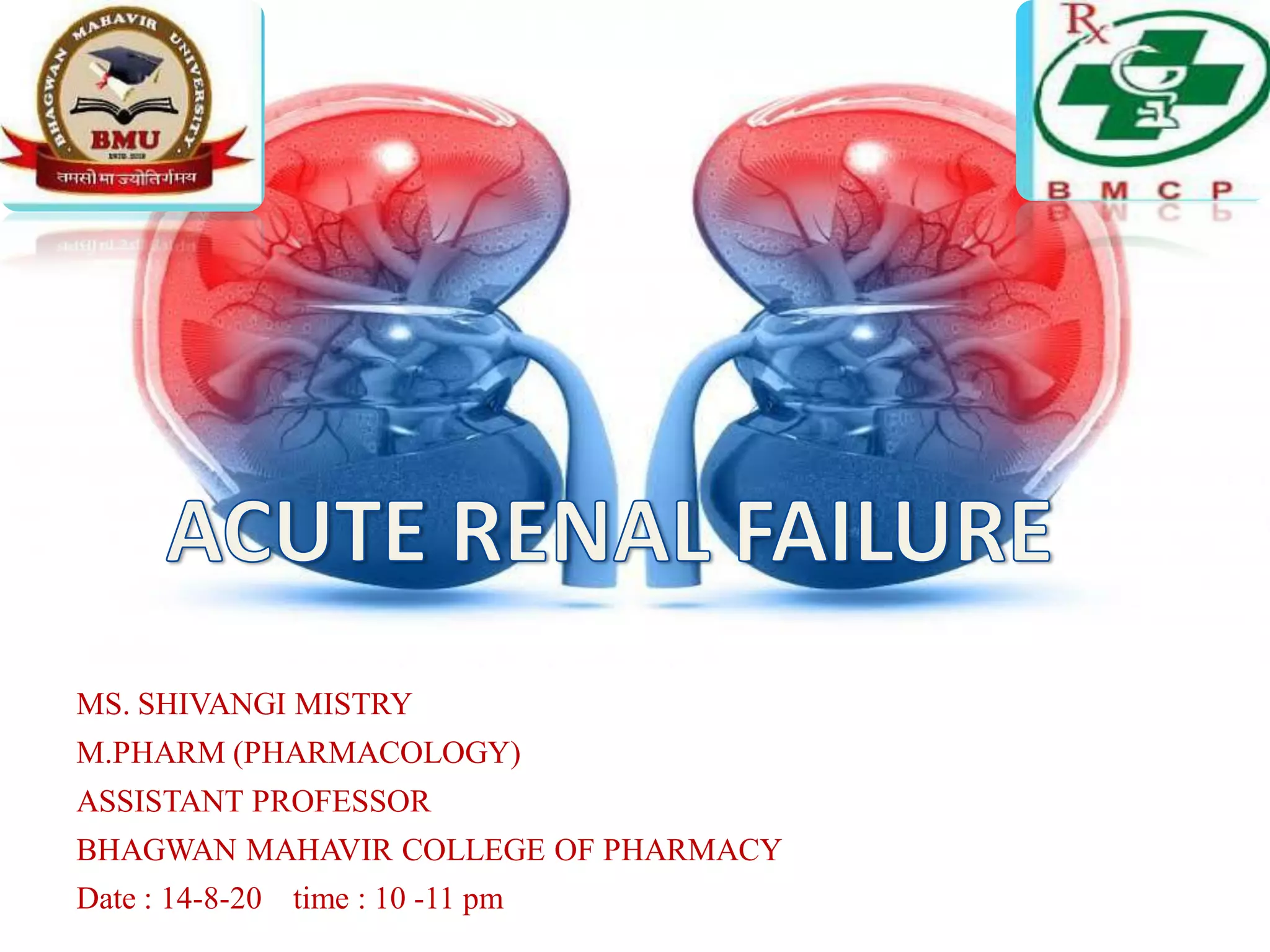 Acute renal failure | PPT