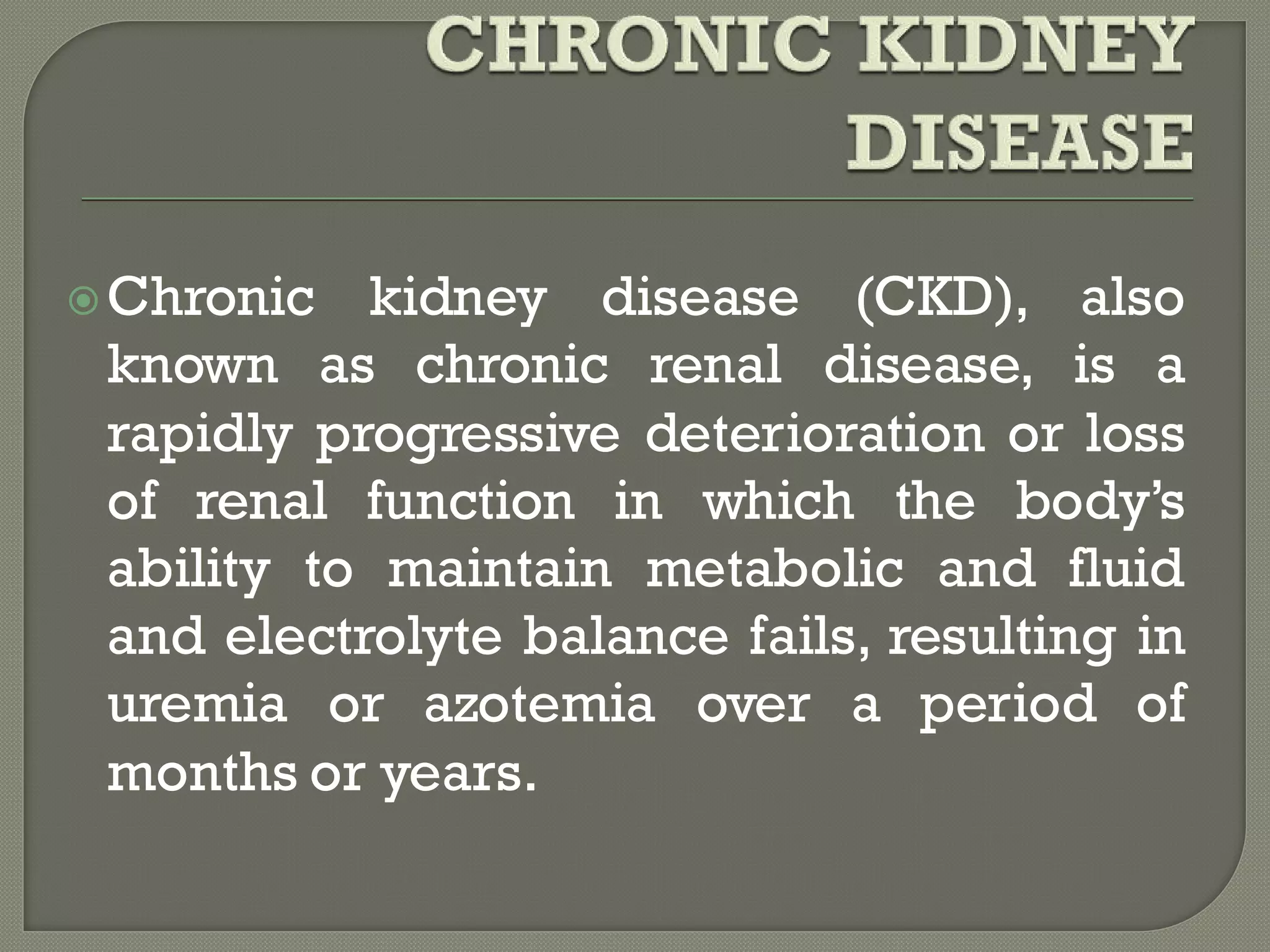 Acute renal failure and chronic renal failure | PDF