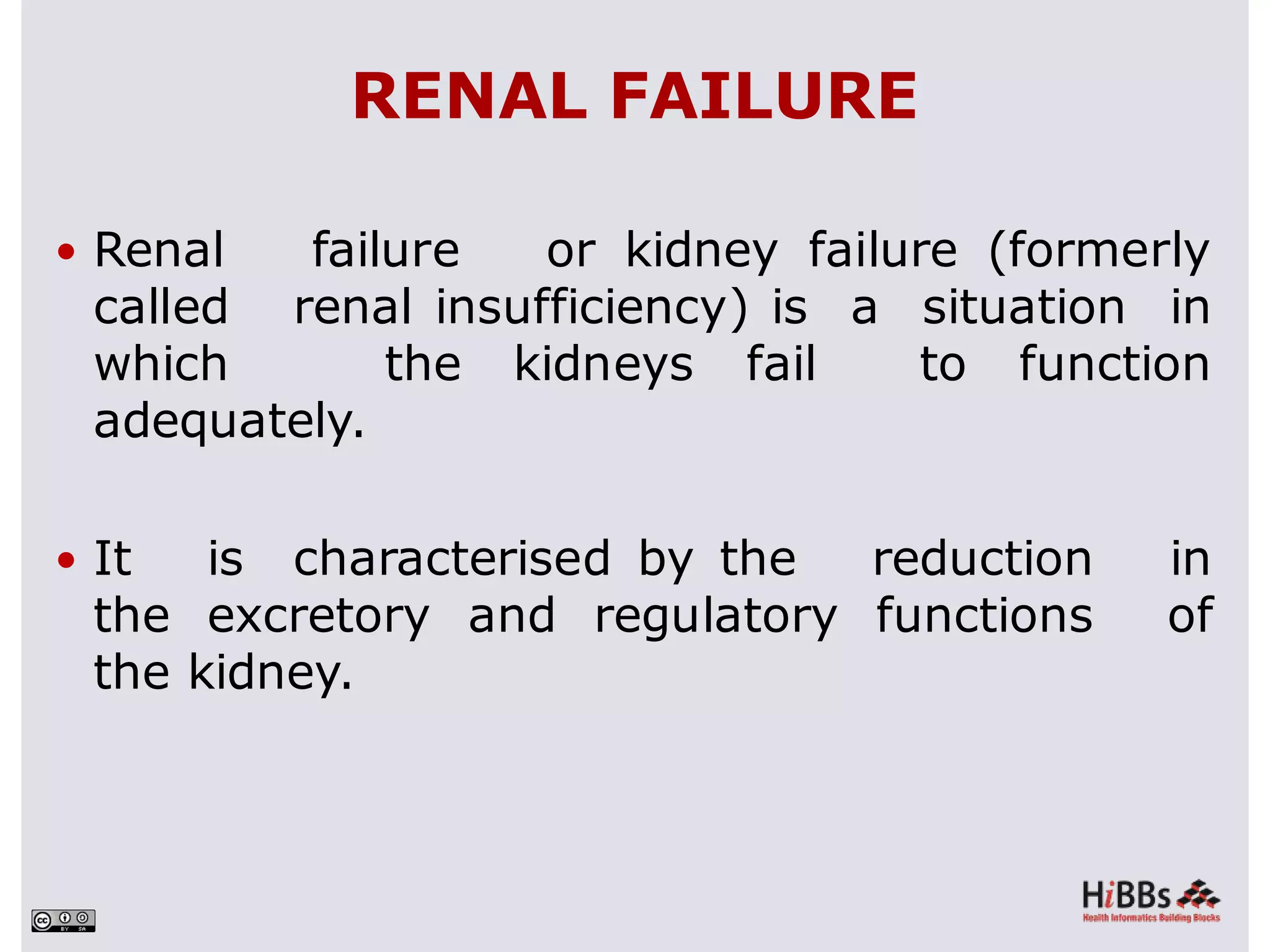 Acute renal failure and chronic renal failure | PDF