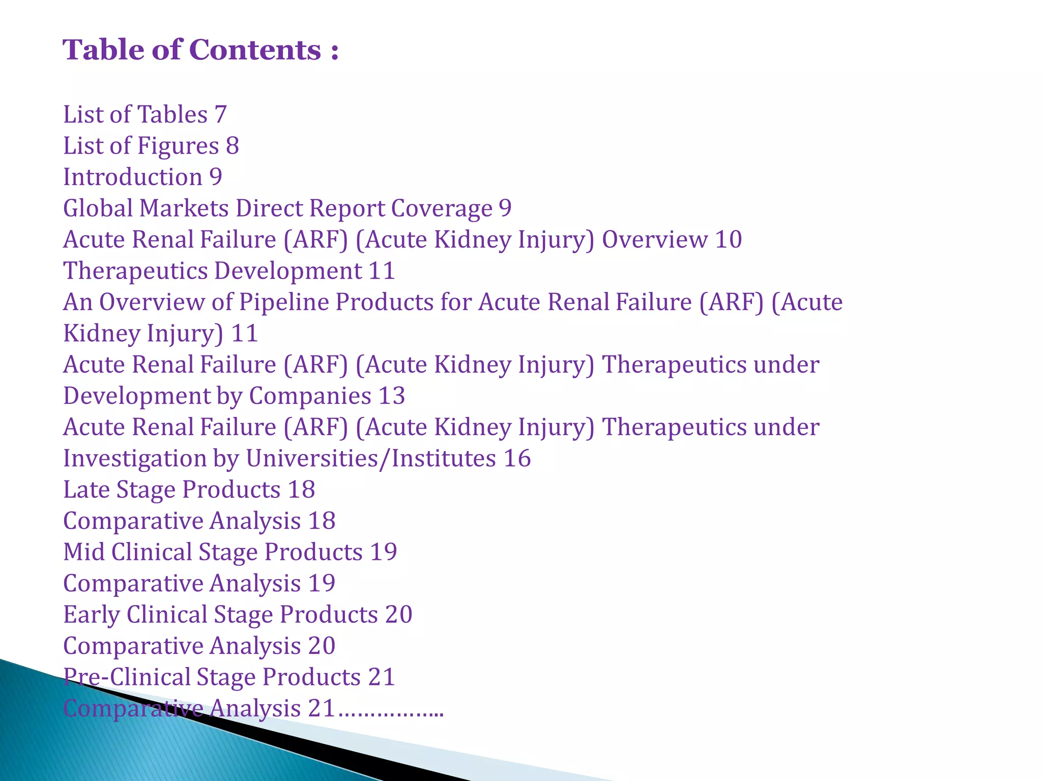 Acute renal failure (arf) (acute kidney injury) | PDF