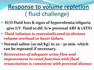 Acute renal failure by dr. rafique | PPT