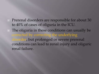 Acute renal failure in icu | PPTX