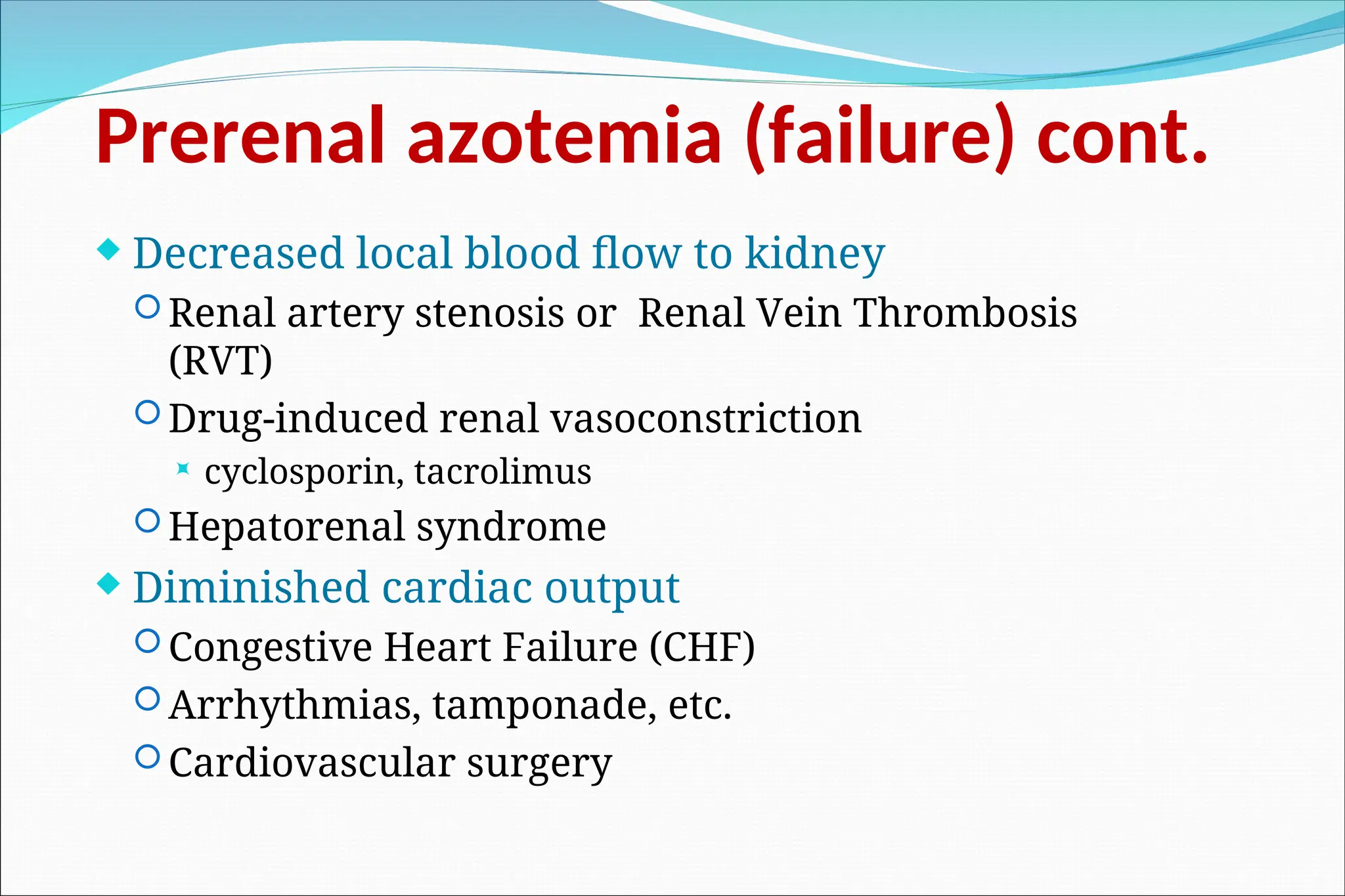 acute renal failure lecture 1 Critical care nursing_5.ppt | Heart and ...