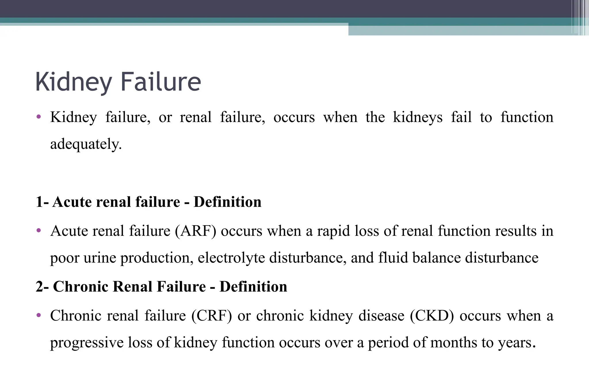 acute renal failure lecture 1 Critical care nursing_5.ppt | Heart and ...