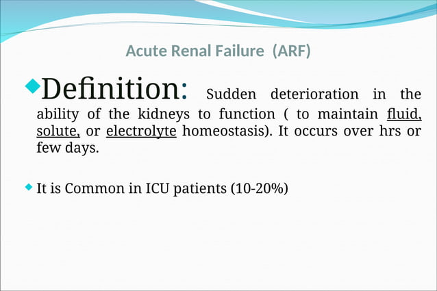 acute renal failure lecture 1 Critical care nursing_5.ppt
