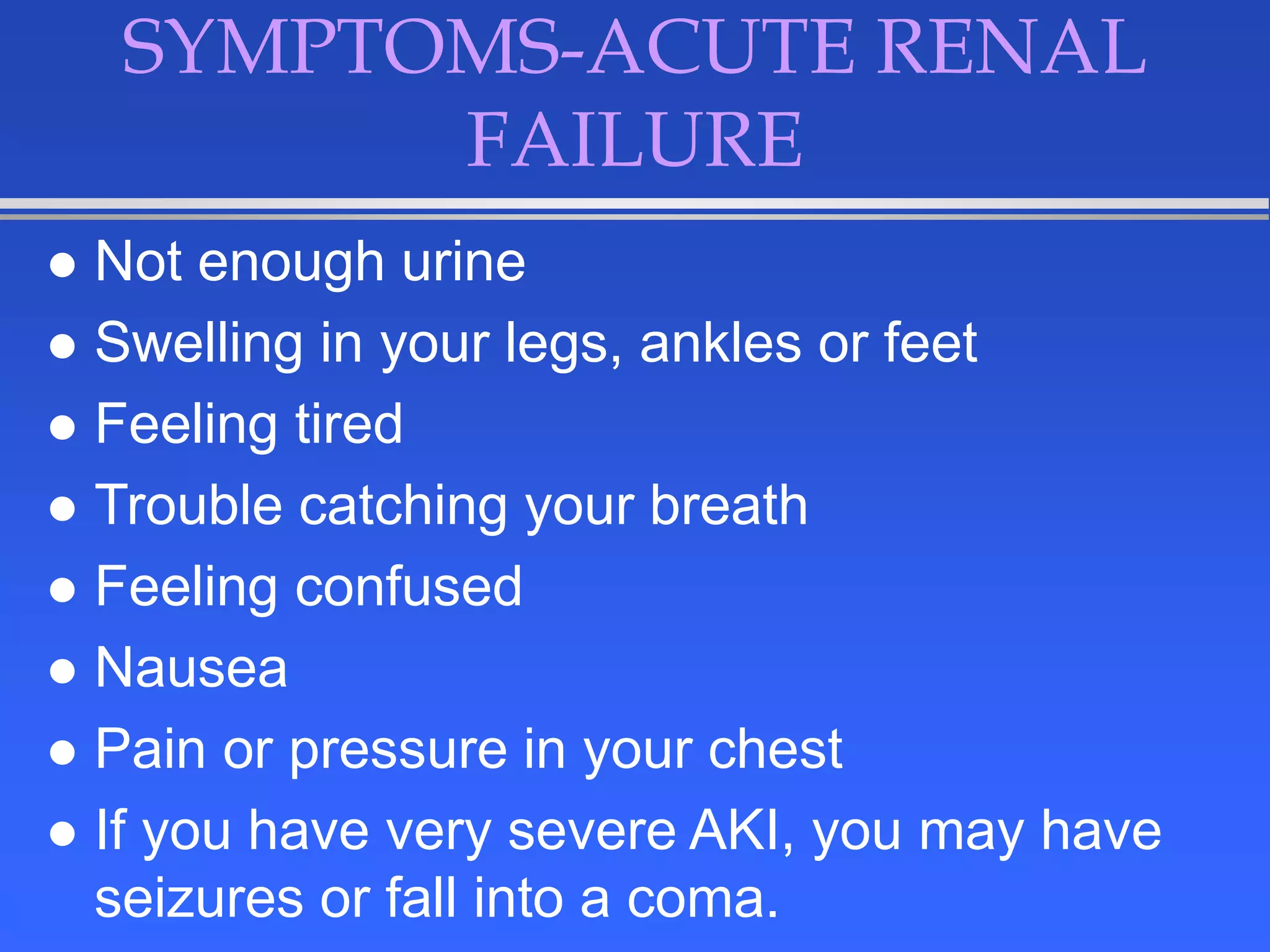 Acute renal failure pathophysiology | PPT