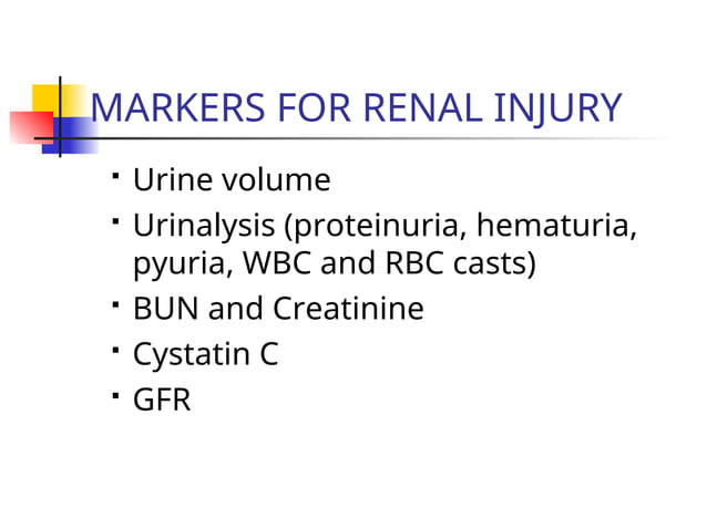 ACUTE RENAL INJURY IN NEONATES best approach | PPT