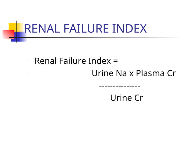 ACUTE RENAL INJURY IN NEONATES best approach | PPT