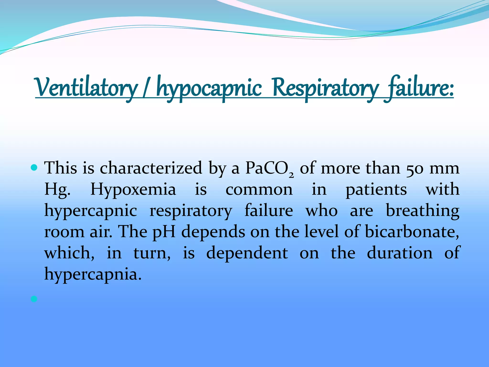 Acute respiratory failure ppt | PPTX