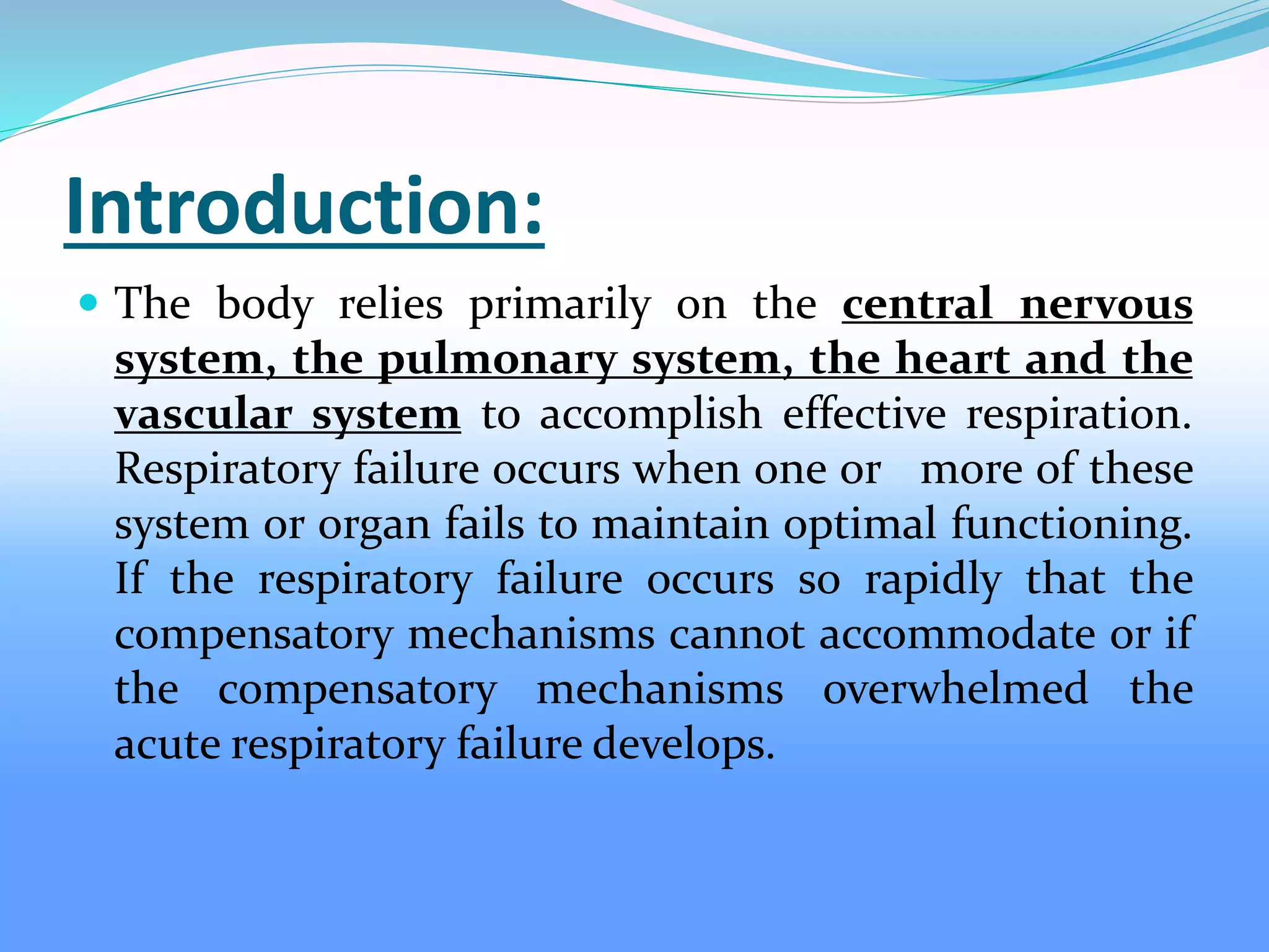 Acute respiratory failure ppt | PPTX