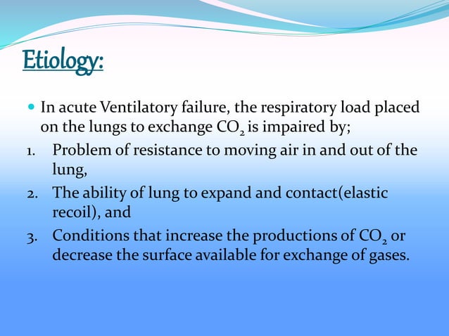 Acute respiratory failure ppt | PPTX