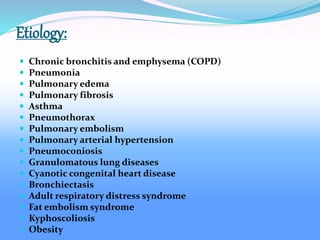 Acute respiratory failure ppt | PPTX