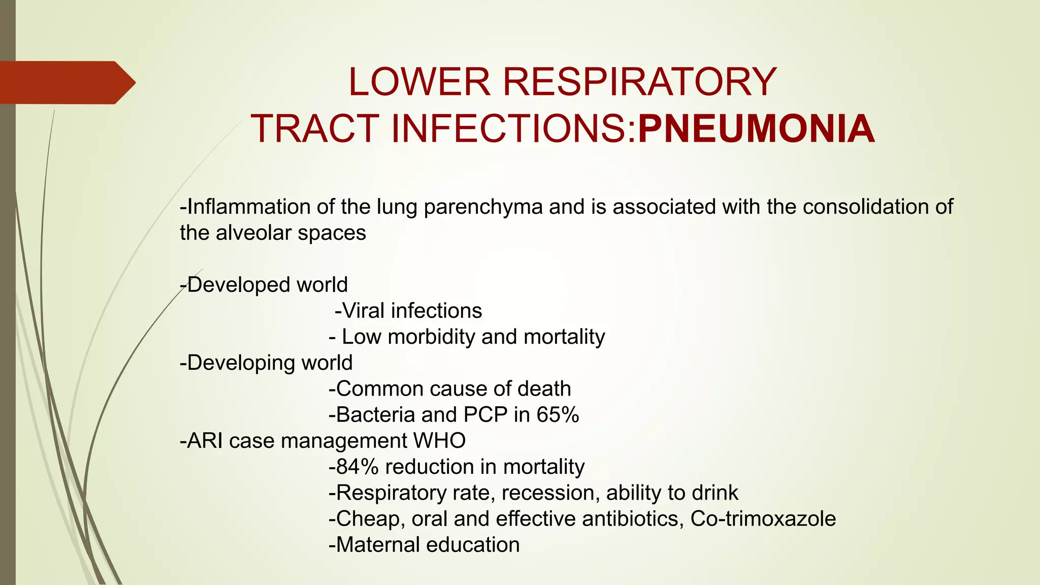 Acute respiratory Infection & IMNCI | PPTX
