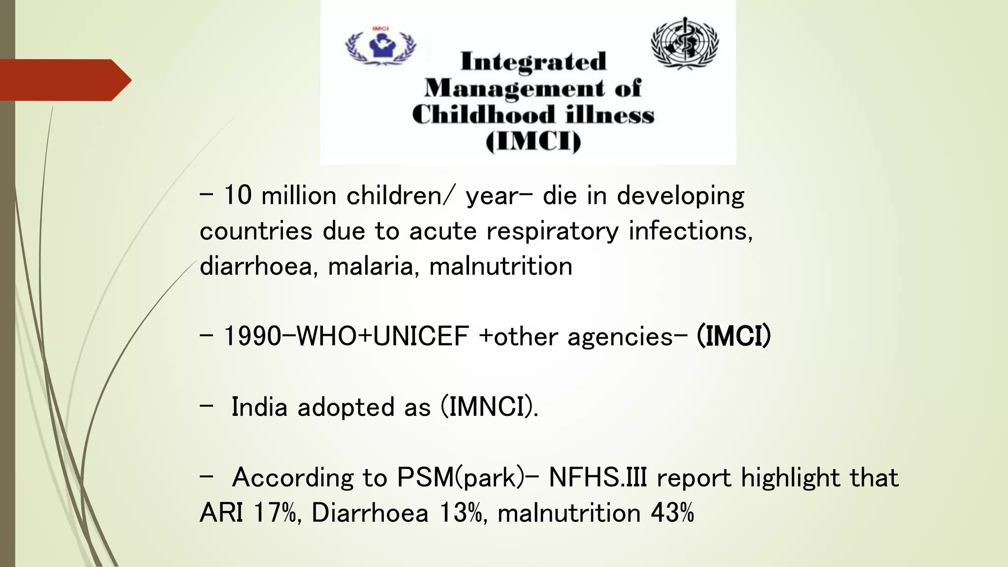Acute respiratory Infection & IMNCI | PPTX