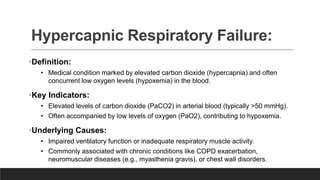Acute Respiratory malfunction presentation | PPTX