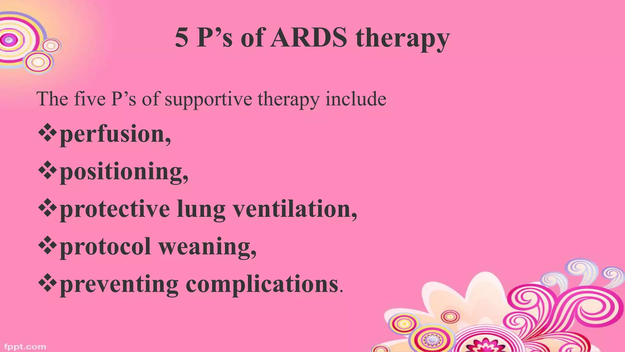 Acute respiratory distress syndrome | PPTX
