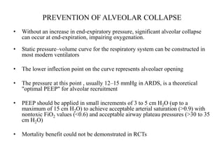 Acute respiratory distress syndrome | PPTX | Lung and Respiratory ...