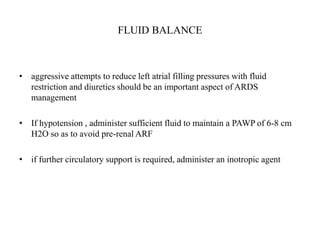 Acute respiratory distress syndrome | PPTX