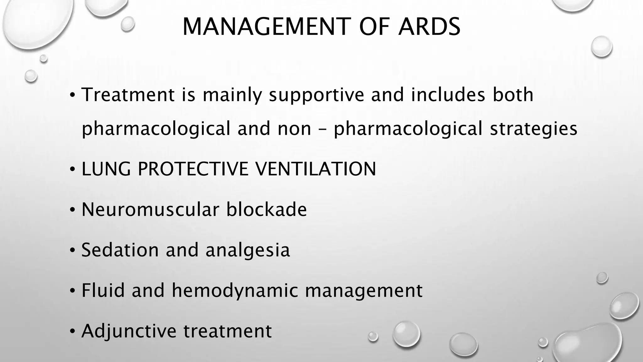 Acute Respiratory Distress Syndrome | PPTX