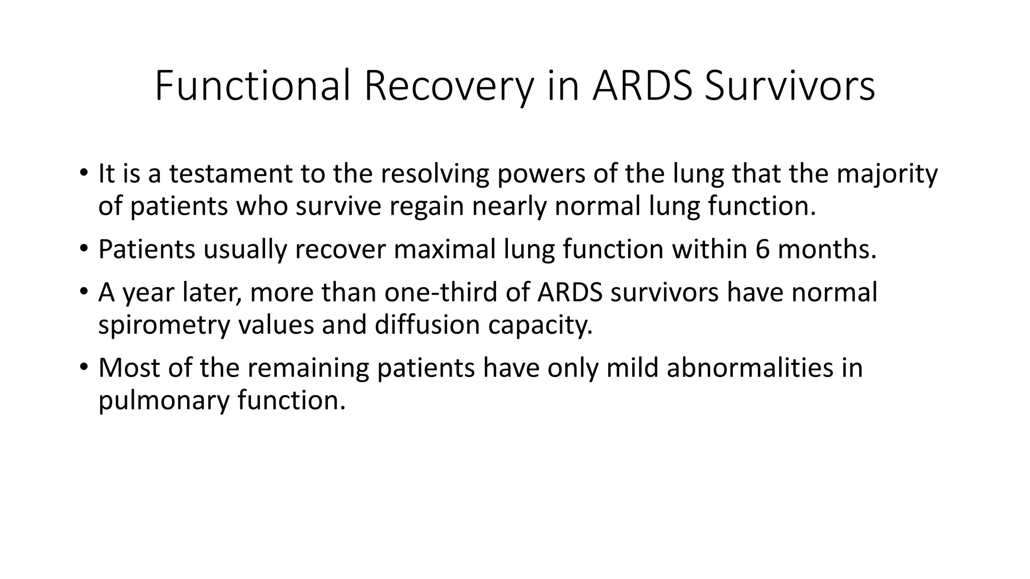 Acute respiratory distress syndrome | PPTX
