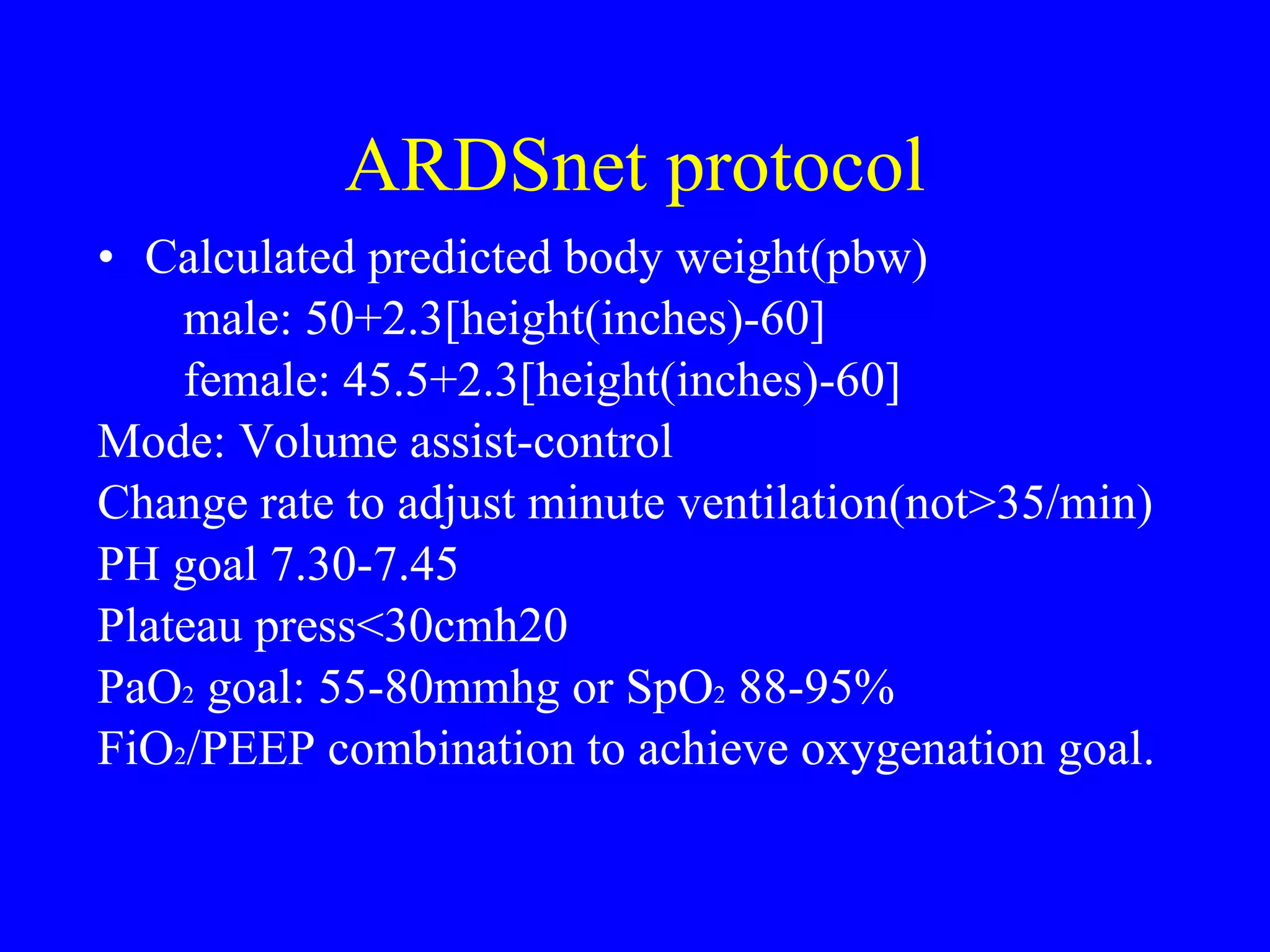 Acute respiratory distress syndrome carre | PPT