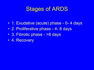Acute respiratory distress syndrome carre | PPT