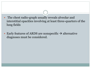 Acute respiratory distress syndrome | PPTX