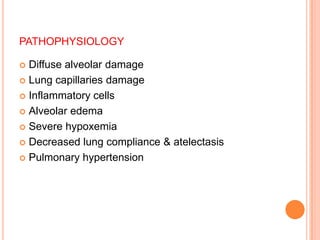 Acute respiratory distress syndrome (ards) | PPTX