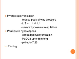 Acute respiratory distress syndrome (ards) | PPTX