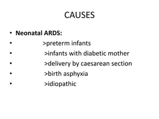 Acute respiratory distress syndrome(ards) | PPTX