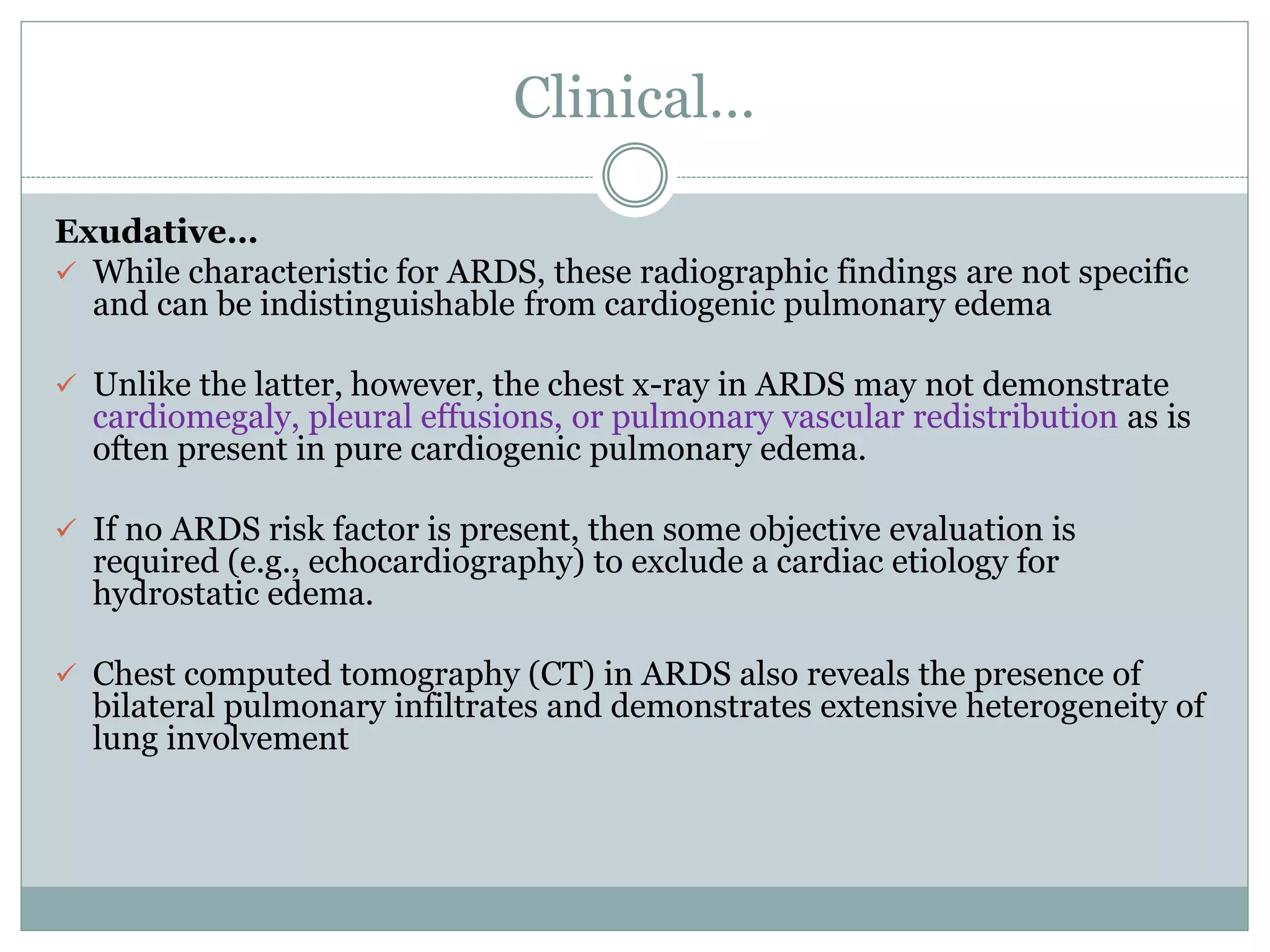 Acute respiratory distress syndrome(ARDS) | PPTX | Lung and Respiratory Health | Diseases and ...