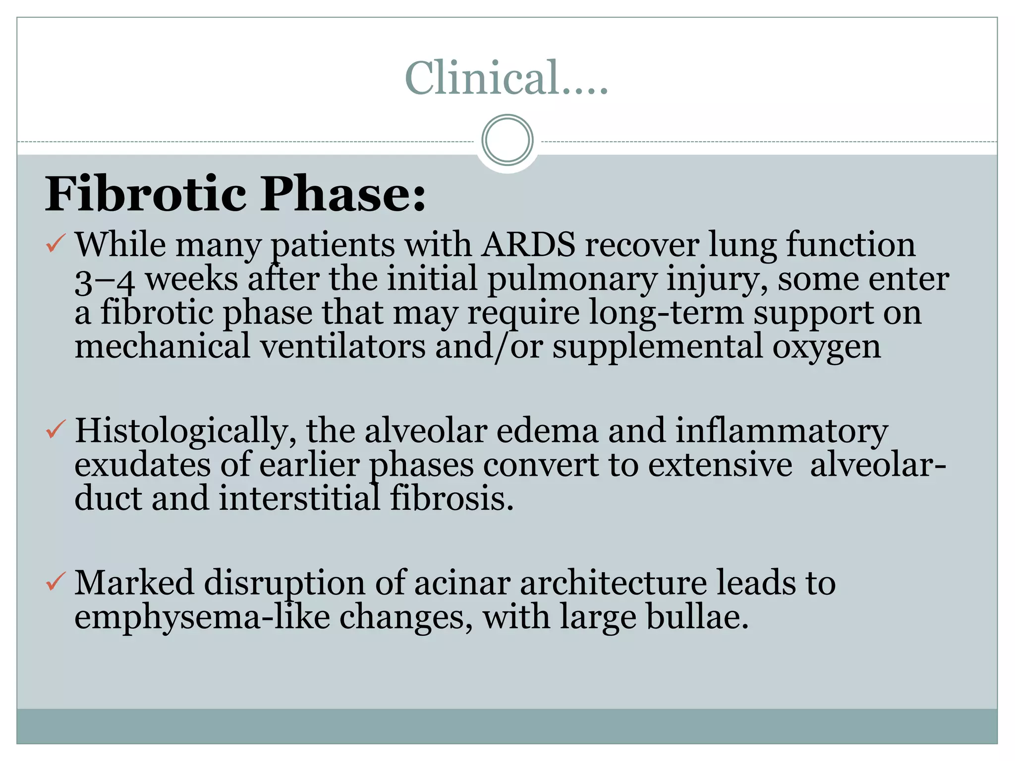 Acute respiratory distress syndrome(ARDS) | PPTX