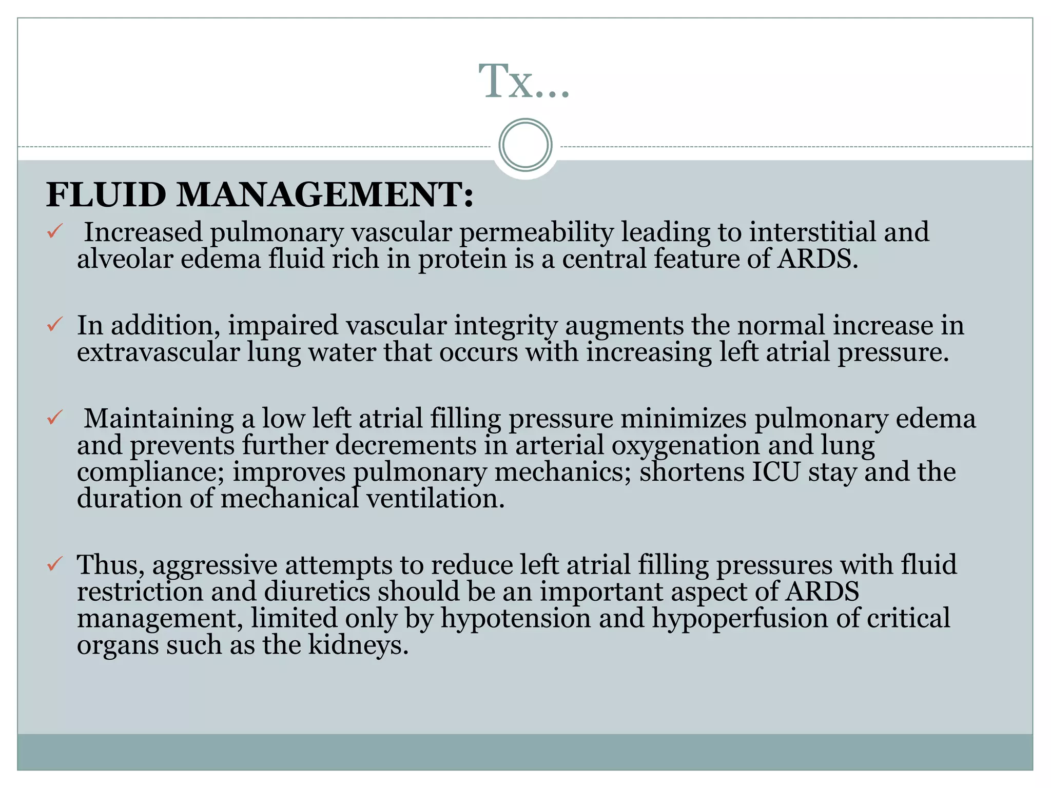 Acute respiratory distress syndrome(ARDS) | PPTX