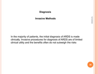 ACUTE RESPIRATORY DISTRESS SYNDROME (ARDS) .BY DR.Mohammad Abdeljawad ...